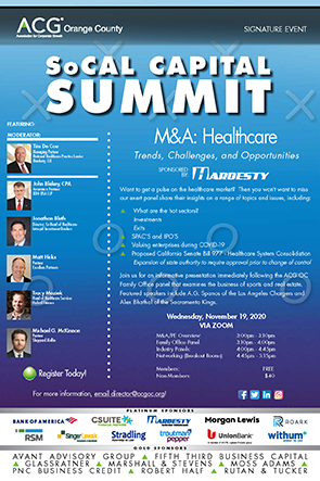 ACG SoCal Capital Summit | Intrepid Investment Bankers